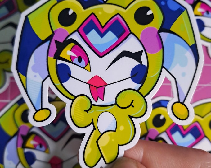 Helluva Boss Fizzarolli Froggy Vinyl Sticker - Etsy