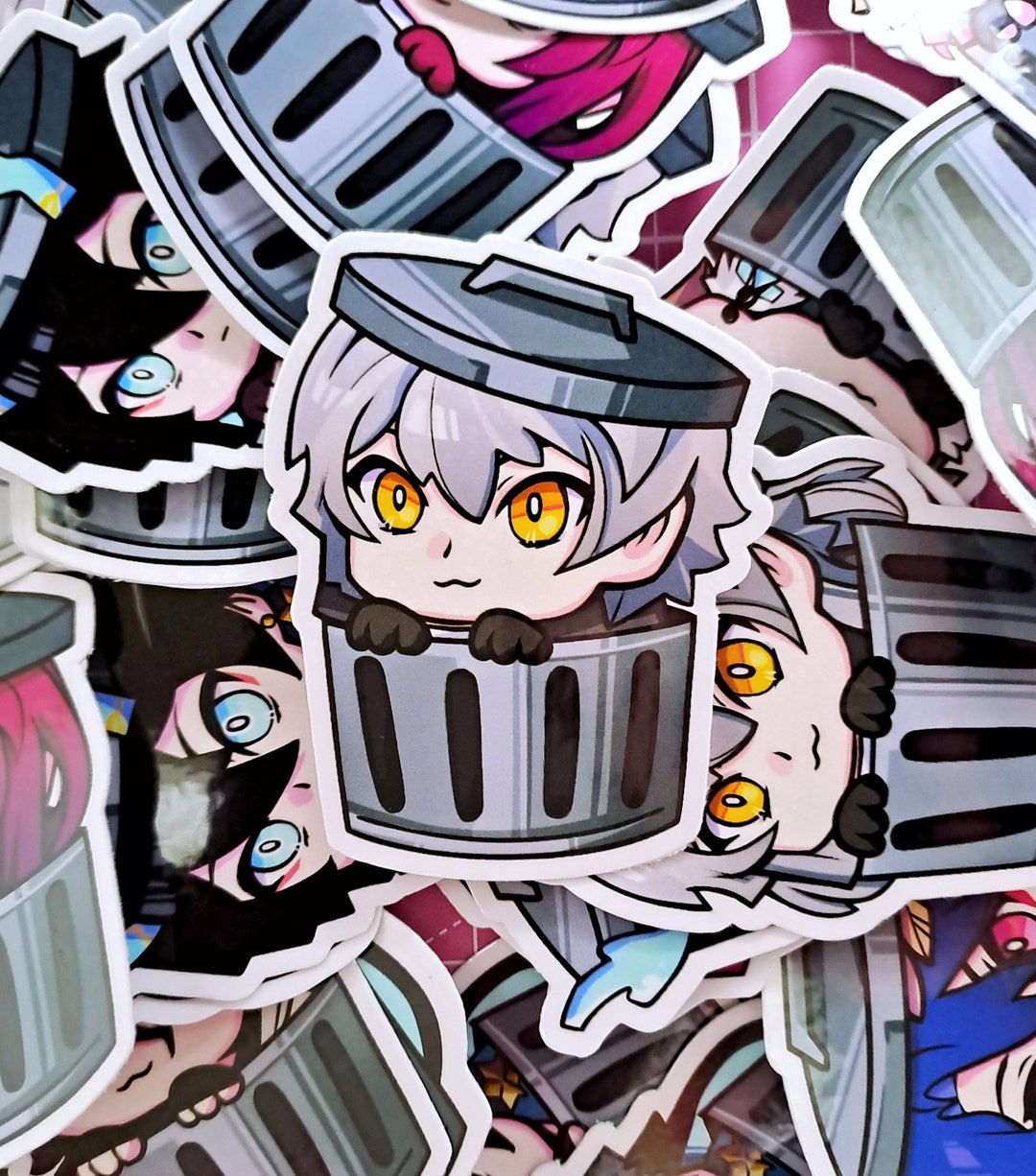 Honkai Starrail Trashbin Vinyl Sticker - Etsy