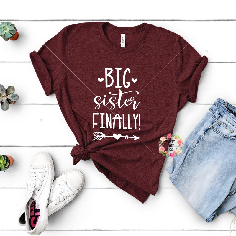 Big Sister Finally Svg Big Sister Svg Sister Squad Svg Dxf Etsy