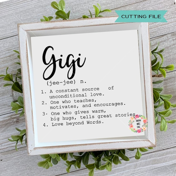 Gigi Definition Svg - Etsy