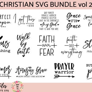 Christian Bundle, Bible Verse Bundle, Bible Verse Svg, Dxf, Png Instant ...