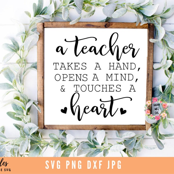Teacher Takes a Hand - Etsy