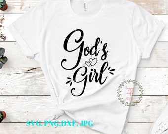 Gods Girl Svg - Etsy