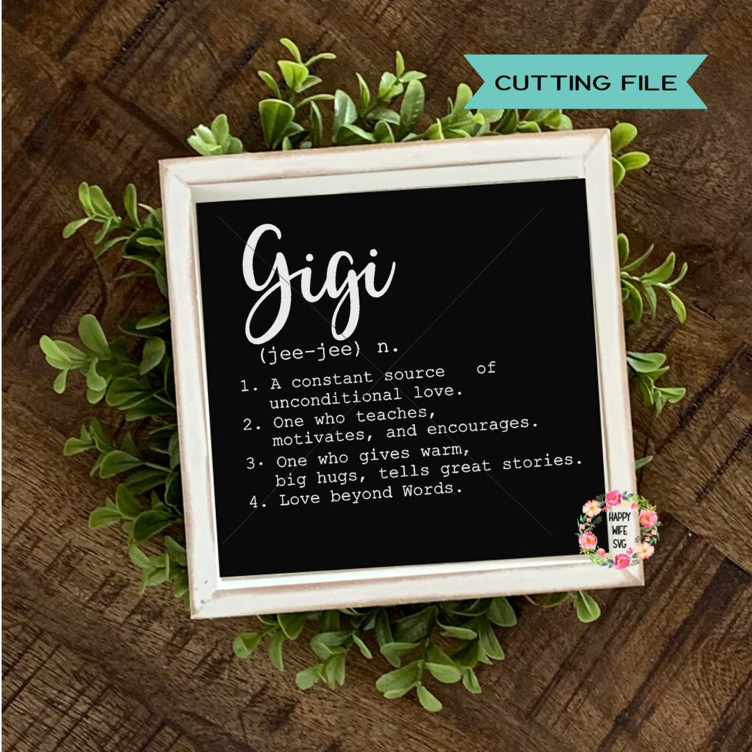 Grandma Svg Gigi Meaning Svg Gigi Svg Grandma Definition - Etsy Canada