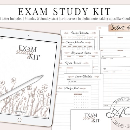 Language Study Notebook Goodnotes Notability Note Taking | Etsy