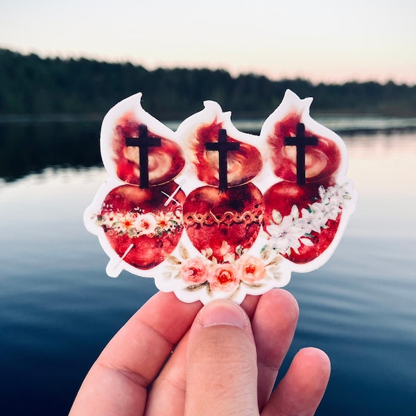 Holy Family Hearts Stickers - Etsy