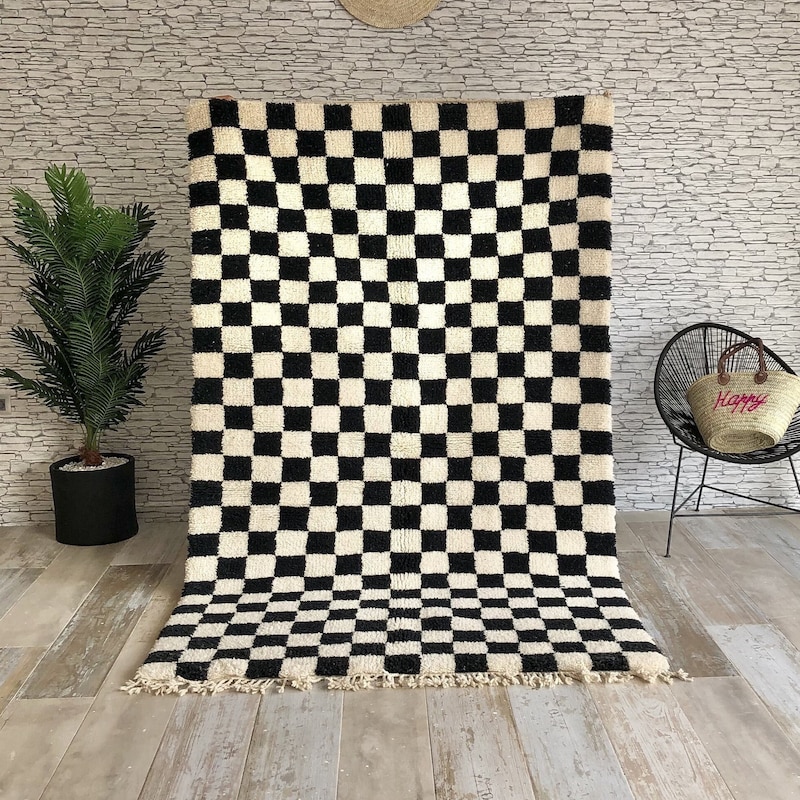 Checkerboard Rug - Etsy