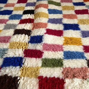 COLORFUL MOROCCAN RUG 9x10 , Colorful Morrocan Rug ,area Rugs for ...