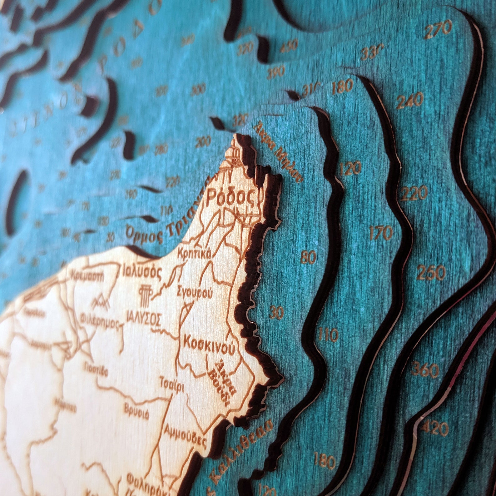 Mapa Náutico Clásico de Rodas | Etsy