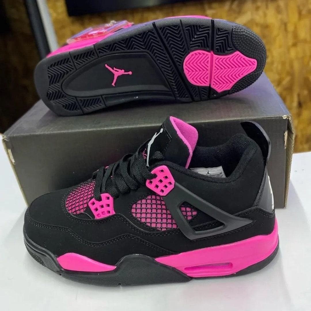 Air Jordan 4 Pink Thunder Sneaker for Men and Women Best - Etsy