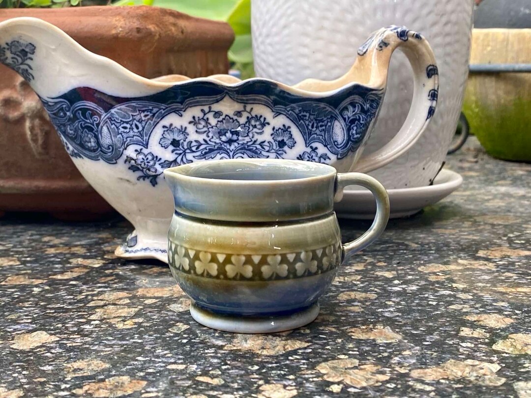 Vintage Irish Mini Jug Milk Creamer Irish Porcelain Three Leaf Clover ...