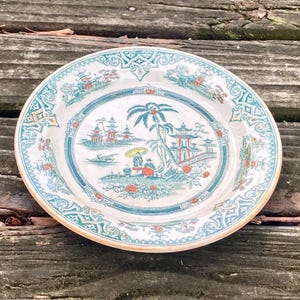 Antique Collectible Honc Pattern Green Plate, Royal Sphinx Factory ...