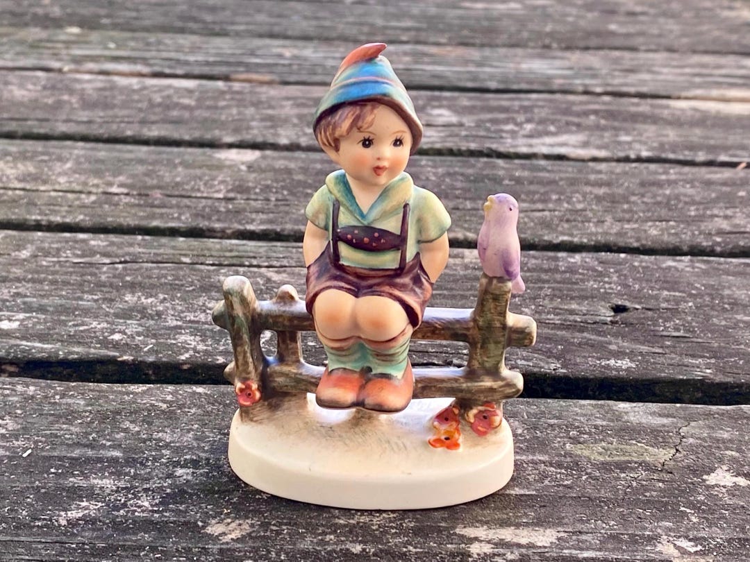 Vintage Rare Hummel Goebel “wayside Harmony Boy on Fence”- Highly ...