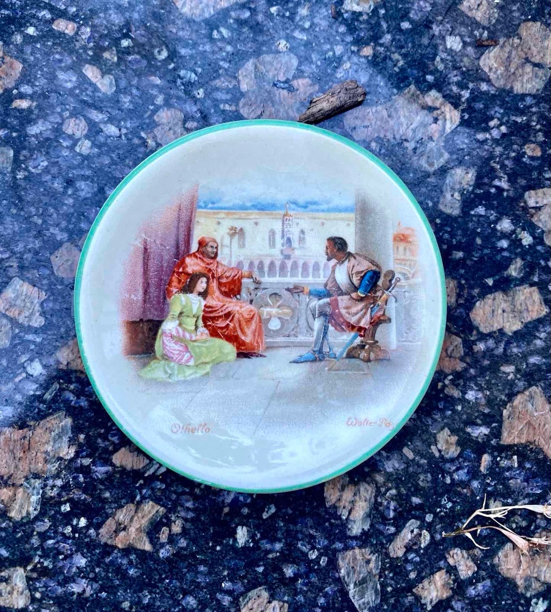 Vintage Collectible Empire Ware England Shakespeare Othello Illustrated ...