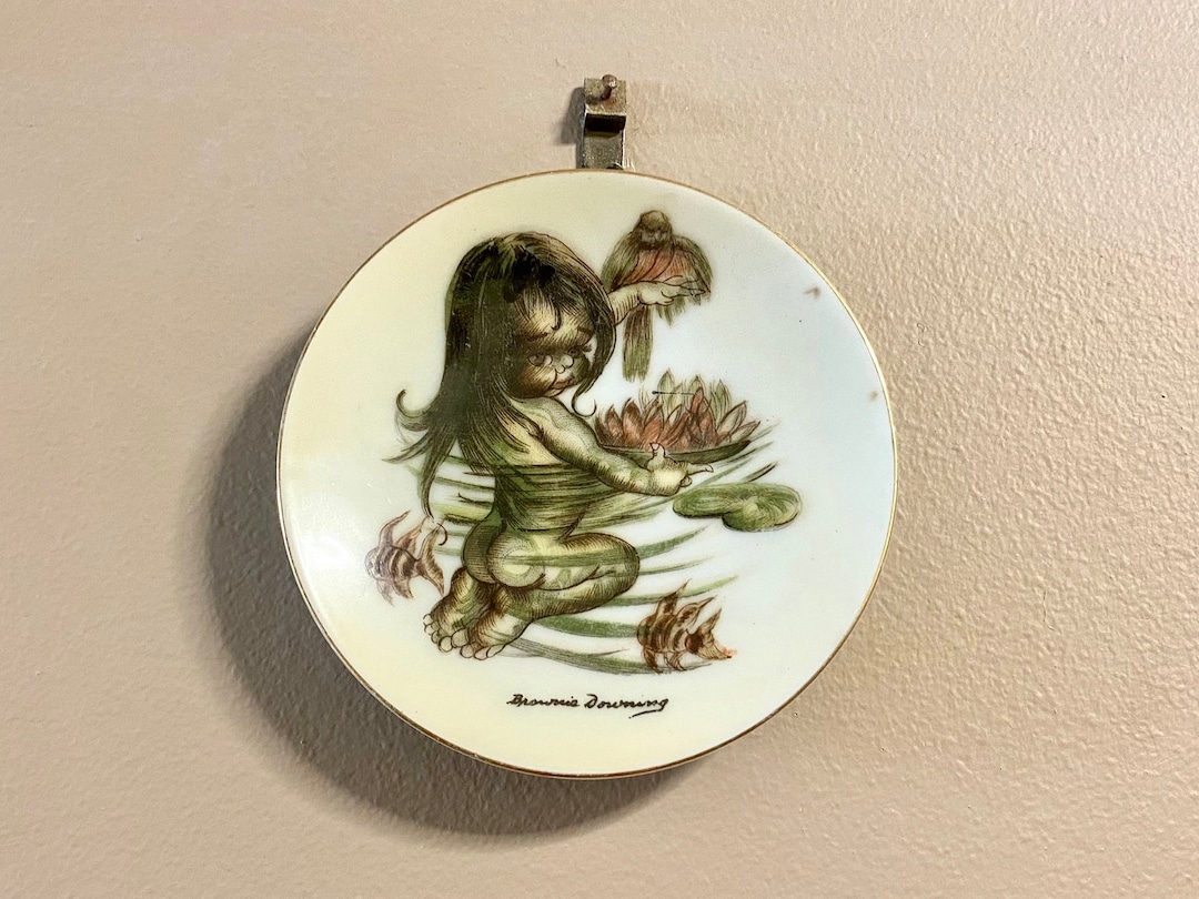 Vintage Brownie Downing Wall Decor Plate - Aboriginal Baby Girl in ...