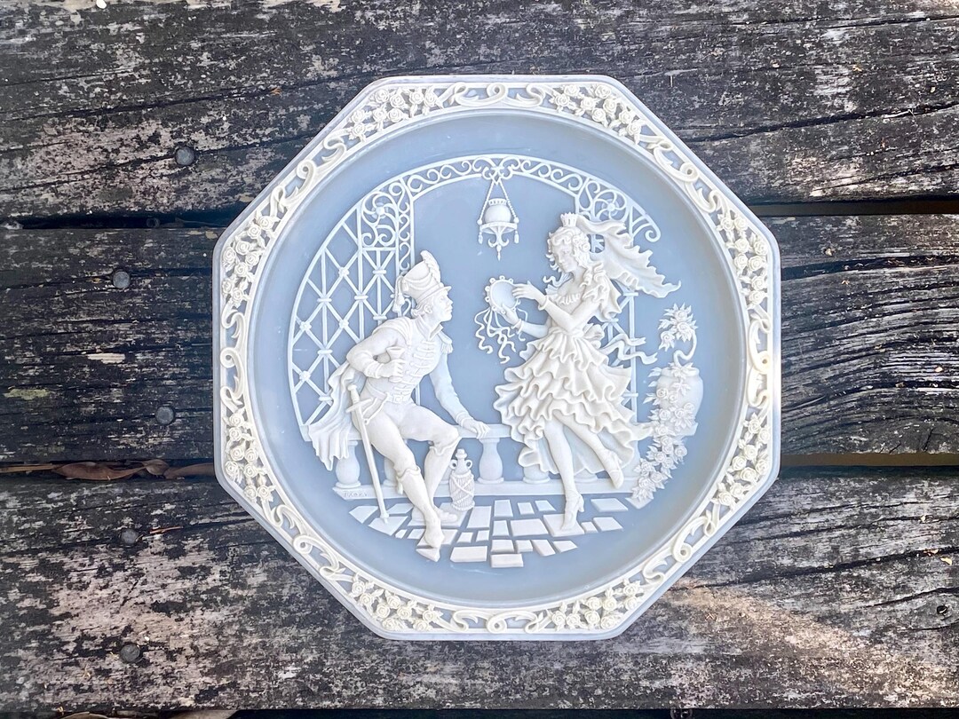 Vintage “carmen” Plate by Incolay Studios From Series "love Themes From ...