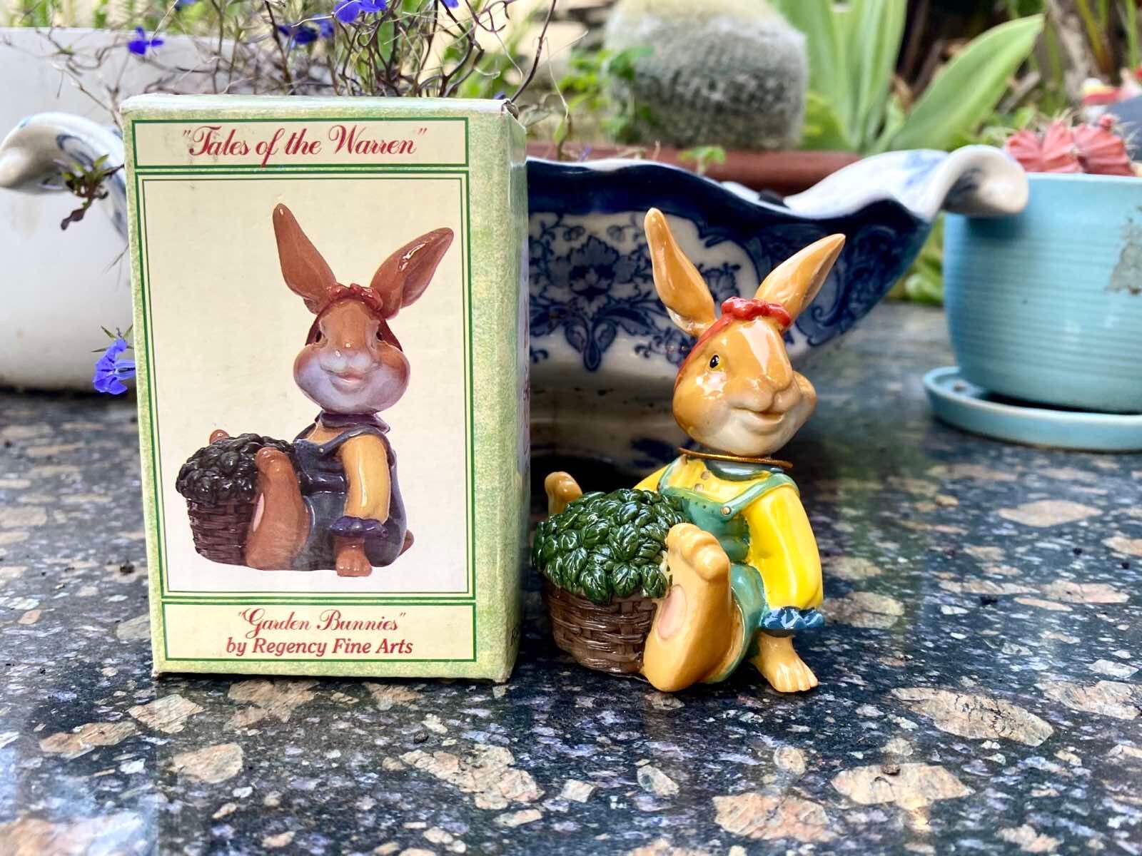Vintage Collectible Regency Fine Arts Tales of the Warren Bunny Rabbit ...