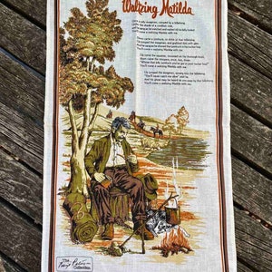 Vintage the Banjo Paterson Collection Australian Souvenir Linen and ...