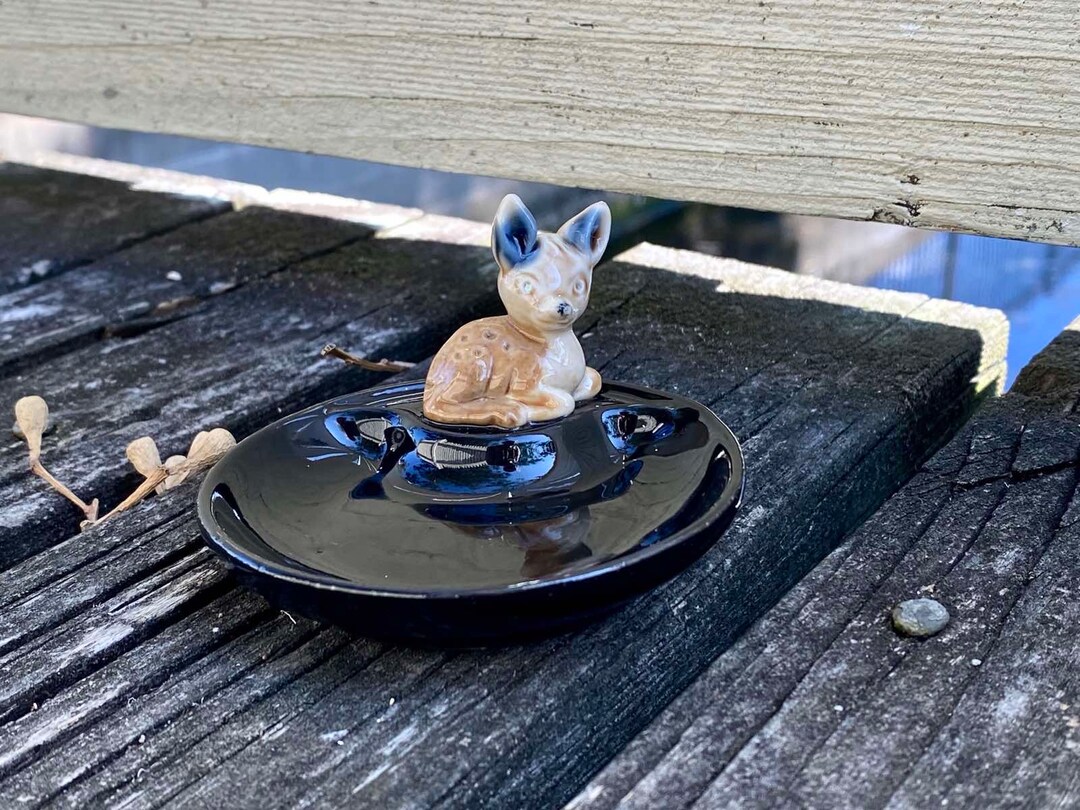 Vintage Collectible Irish WADE Pottery Fox Pin Jewellery Dish - Etsy