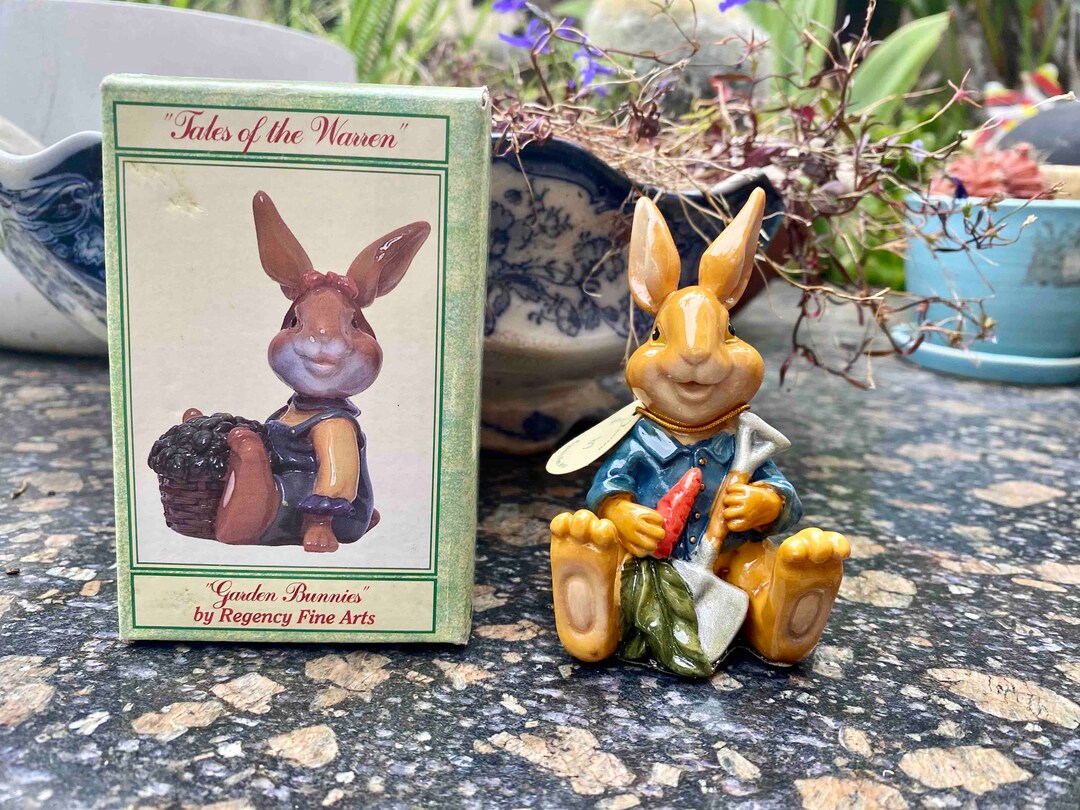 Vintage Collectible Regency Fine Arts Tales of the Warren Bunny Rabbit ...