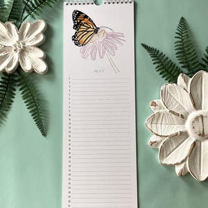 Floral Perpetual Calendar: Botanical Anniversary & Birthday Tracker - Etsy