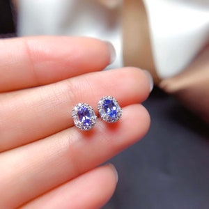 Natural Tanzanite Jewelry Set, Genuine Tanzanite Ring, Tanzanite ...