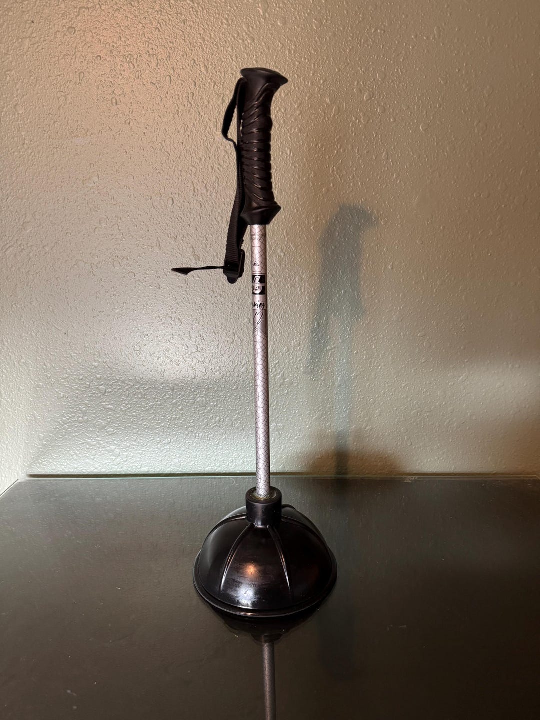 Upcycled Ski Pole Toilet Plunger – Unique, Bathroom Essential With ...