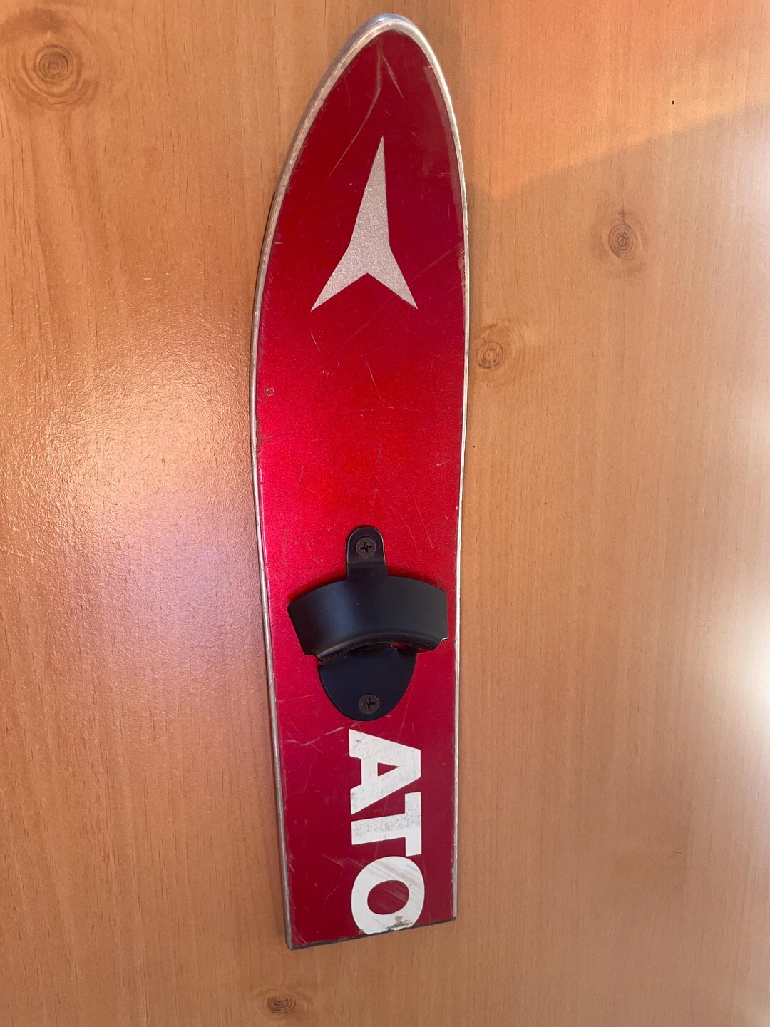 Wall Mounted Ski Bottle Opener- Made From the Tip of an Atomic Racing ...