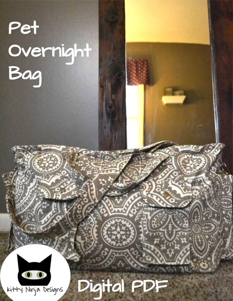 Pet Overnight Bag: Digital PDF Pattern | Etsy