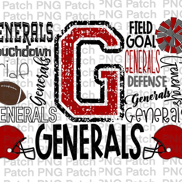 Generals Mascot Png - Etsy