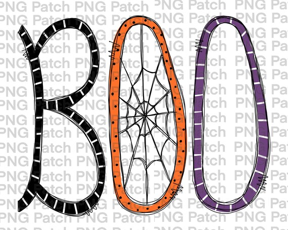 Clip Art & Image Files Papercraft BOO PNG Fall/Halloween Clipart ...