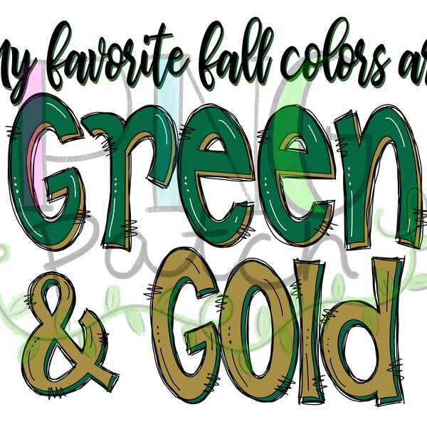 Green and Gold Cheerleading - Etsy
