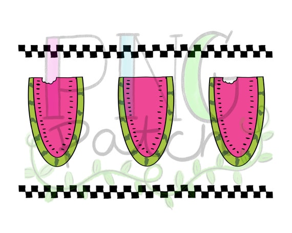 Mocked Smocked Watermelon Faux Smocking PNG Digital Design - Etsy