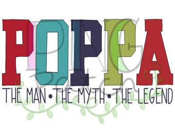 Pops Like a Grandpa but Way Cooler Fathers Day Design PNG - Etsy