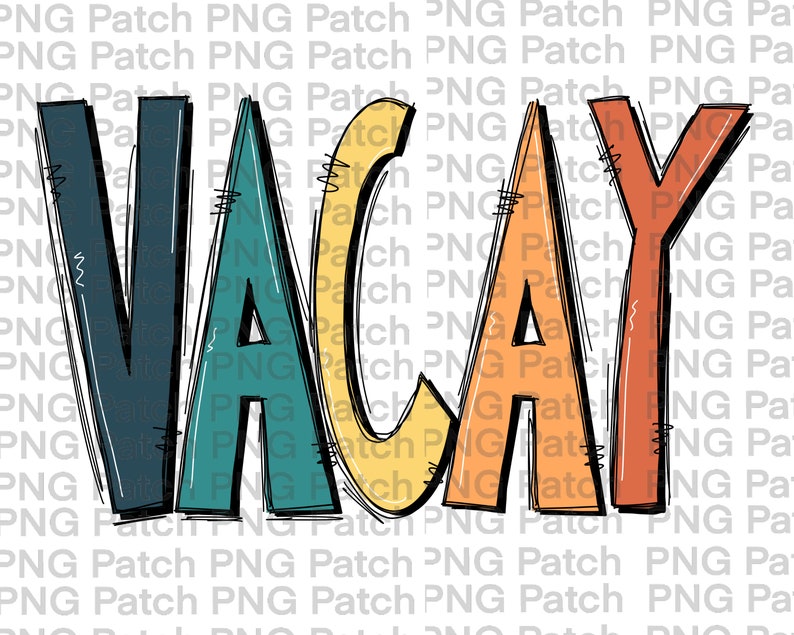 Vacay, Summer Vacation PNG Digital Design, Fun on the Water Sublimation ...