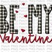 Valentine's Day Red XO XO, PNG Digital Design, Sublimation Design ...