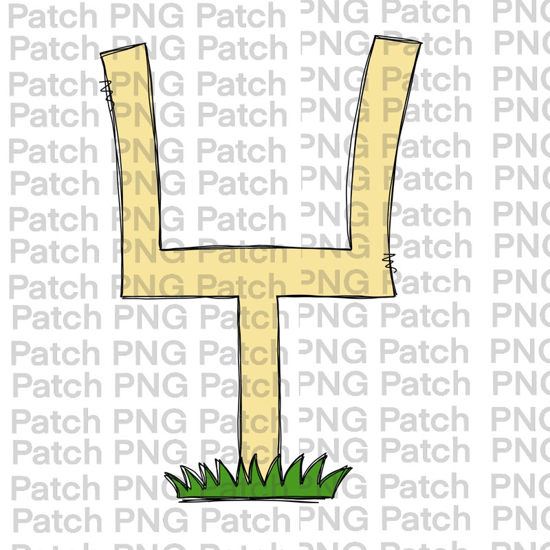 Football Goal Post Svg - Etsy