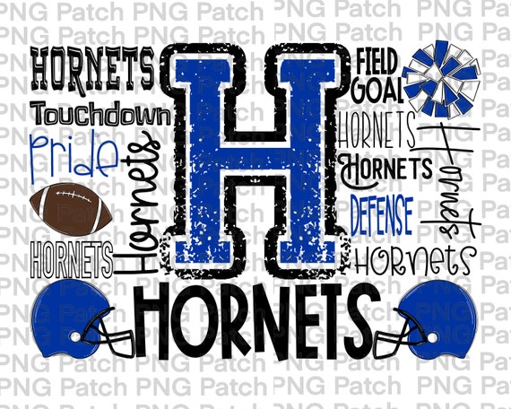 Blue Hornet Mascot