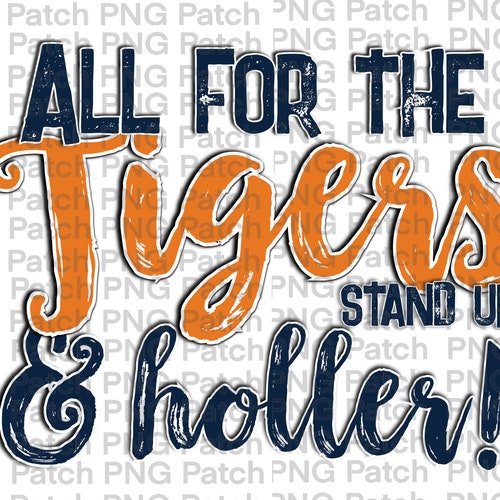 Go Tigers Png Sublimation Design Digital Design - Etsy