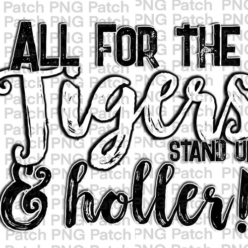 Go Tigers Png Sublimation Design Digital Design - Etsy