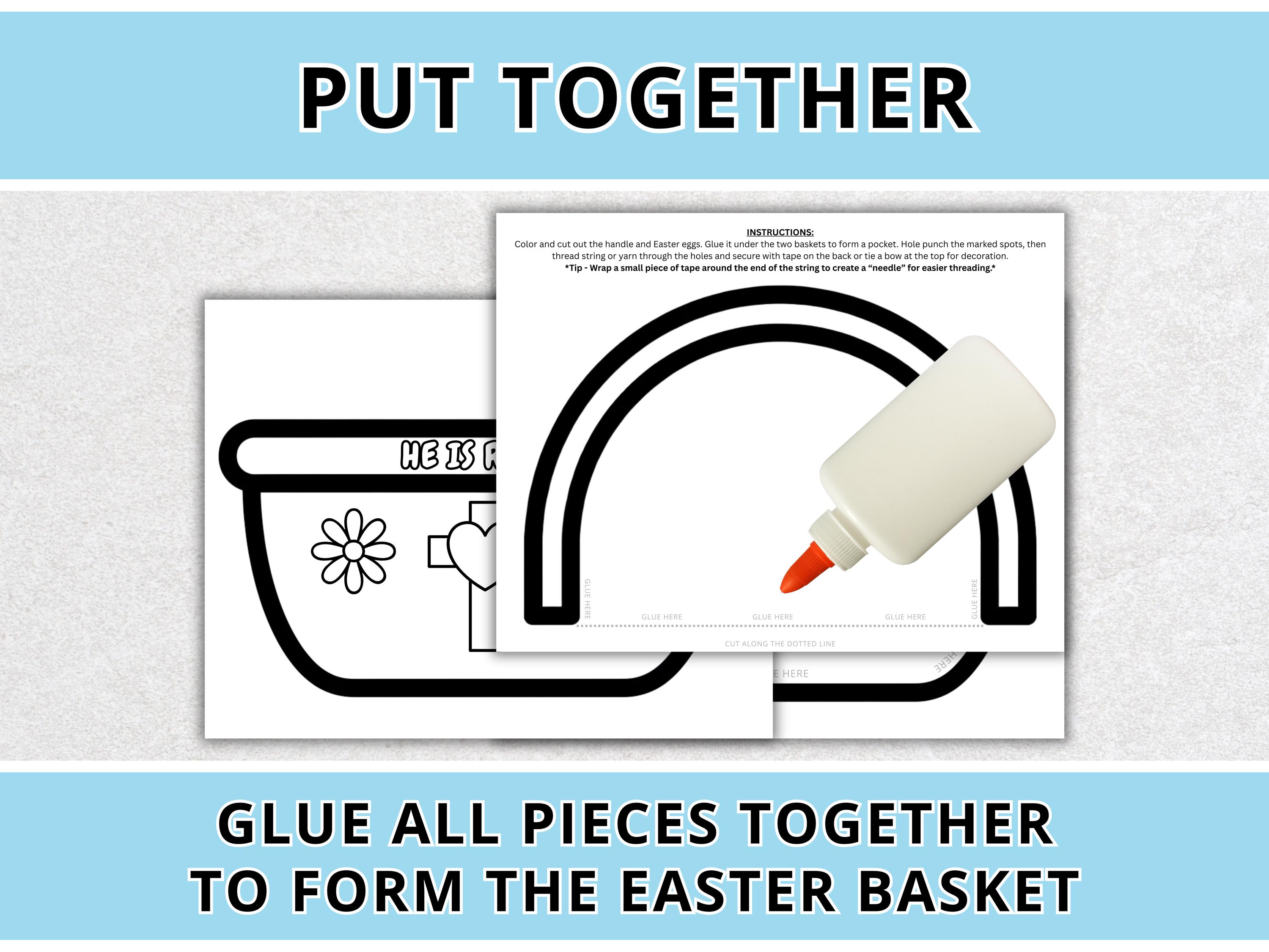 Resurrection Easter Story Bible Craft, Christian Sunday School Craft ...