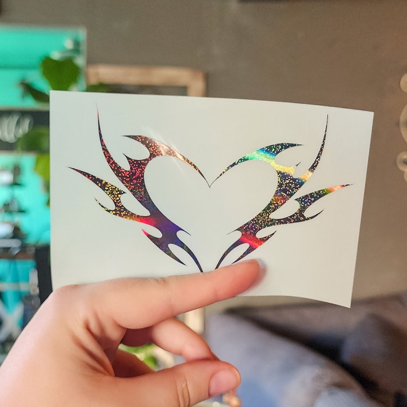 Heart Car Decal - Etsy