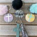 Cross Keychain, Blessed Keychain, Encouraging Keychain, Uplifting Gifts ...