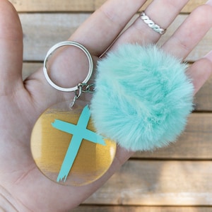 Cross Keychain, Blessed Keychain, Encouraging Keychain, Uplifting Gifts ...