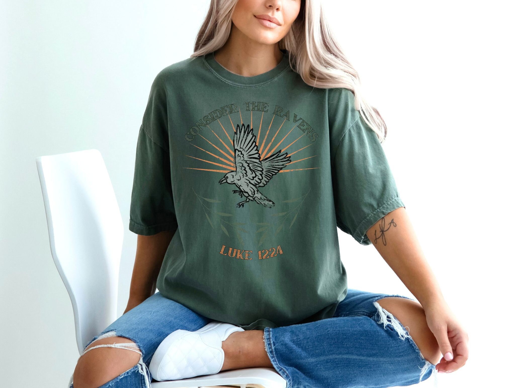 Consider the Ravens, Vintage PNG, Jesus PNG, Christian, Print on Demand ...