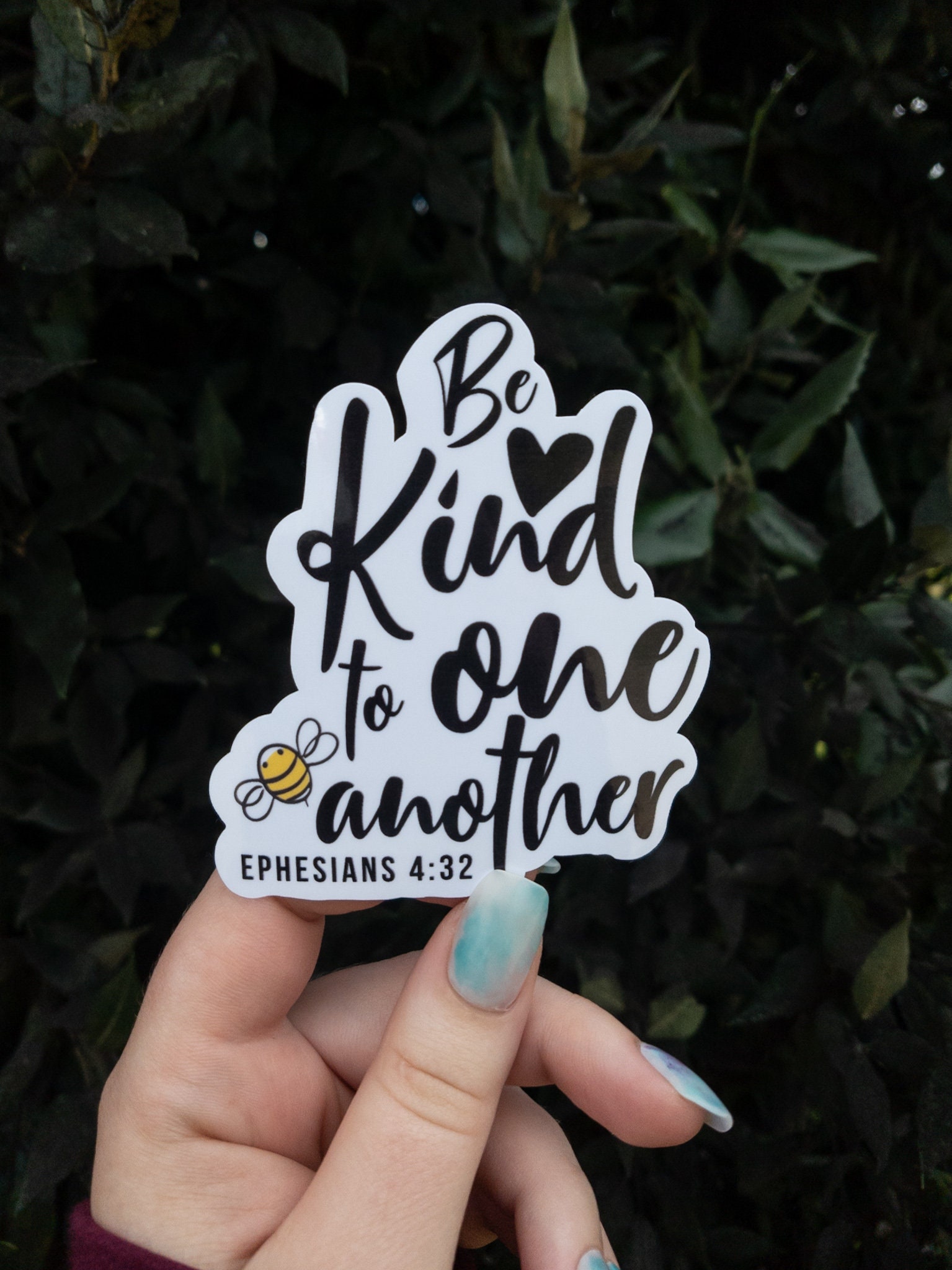 Be Kind to One Another Ephesians 4:32 Be Kind Sticker Water | Etsy