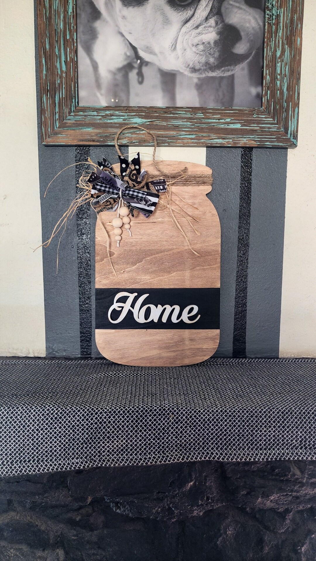 Farmhouse Home Decor, Door Hanger Sign, Hand Painted Wood Sign ...