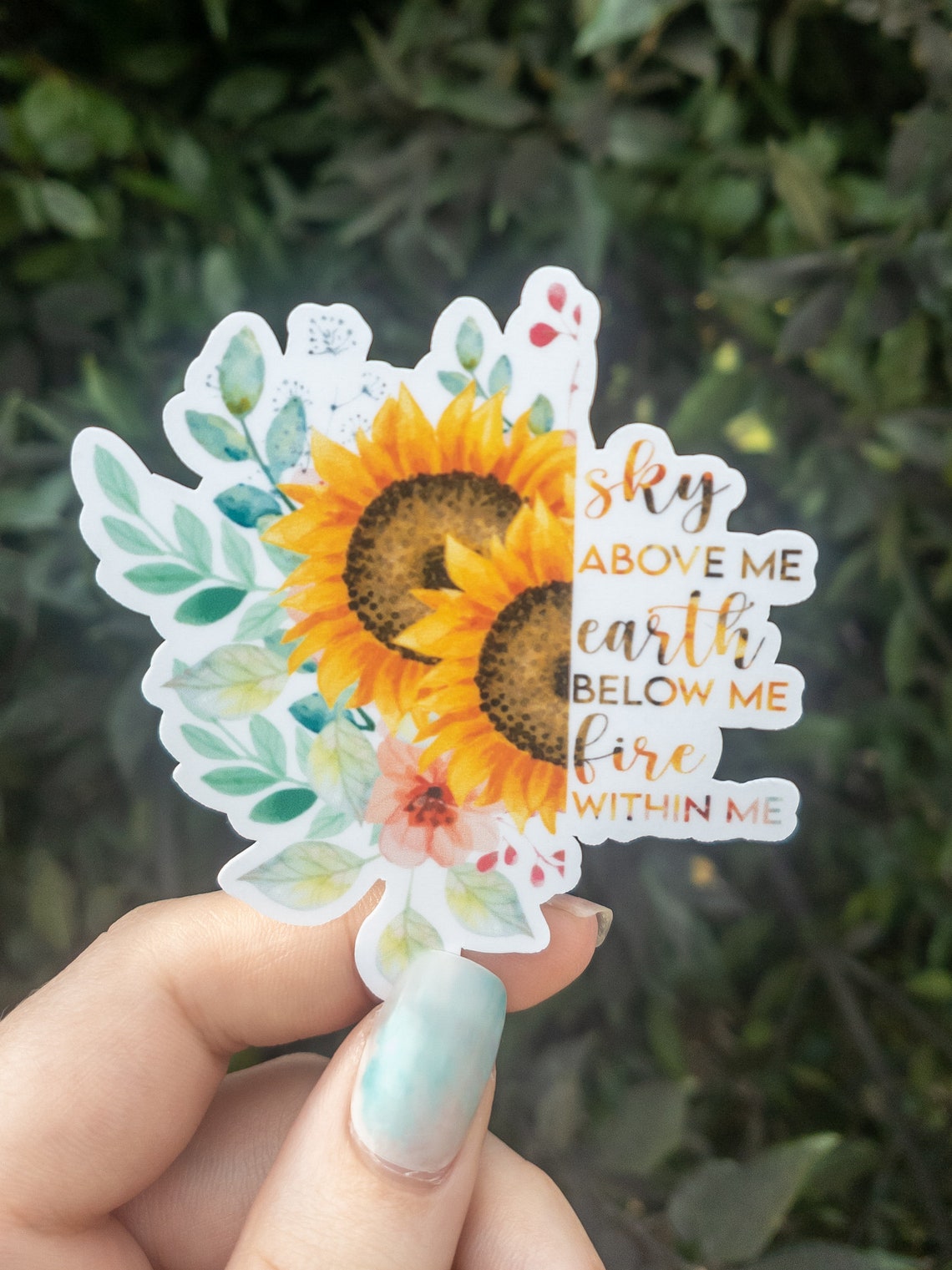 Fire Within Me PNG, Sunflower PNG, Sublimation Prints, Ready to Press ...