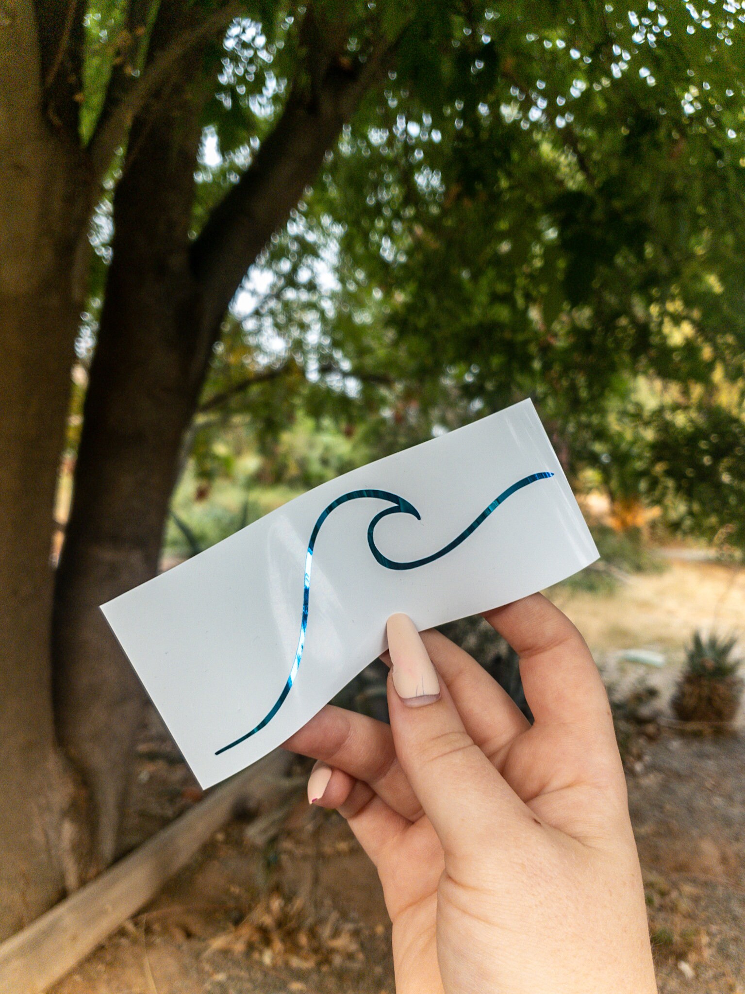 Beach Wave Decal Beach Stickers Car Decal Holographic Car | Etsy