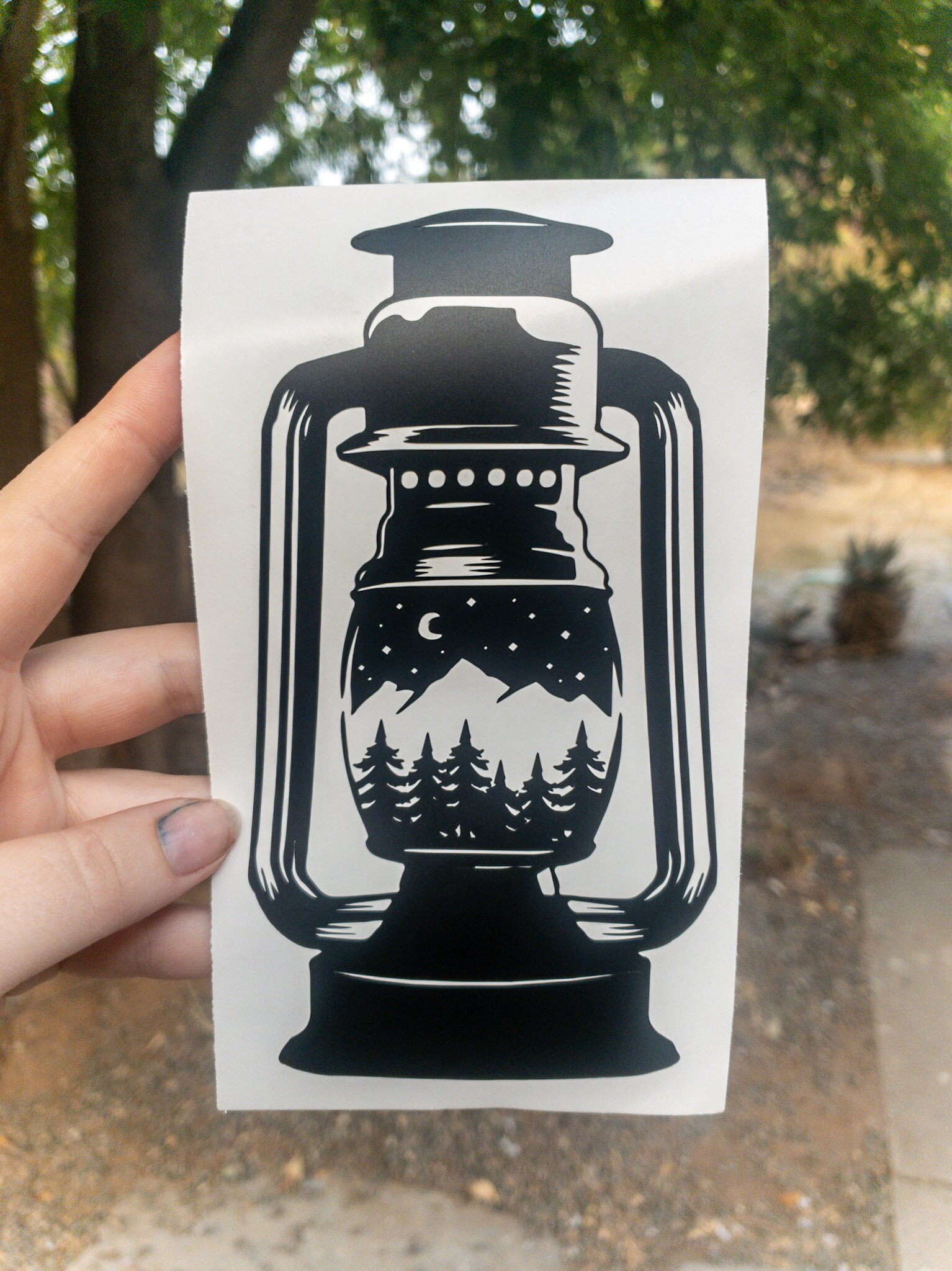 Mountain Decals Camp Sticker Camping Decal Happy Camper RV | Etsy